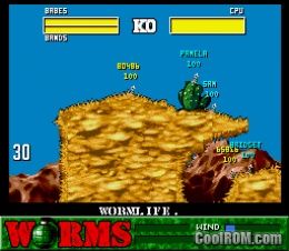 Worms (Europe) ROM Download for Super Nintendo / SNES - CoolROM.com